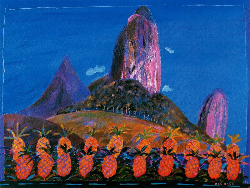 Painting of Ken Done artist, Ken Done paintings