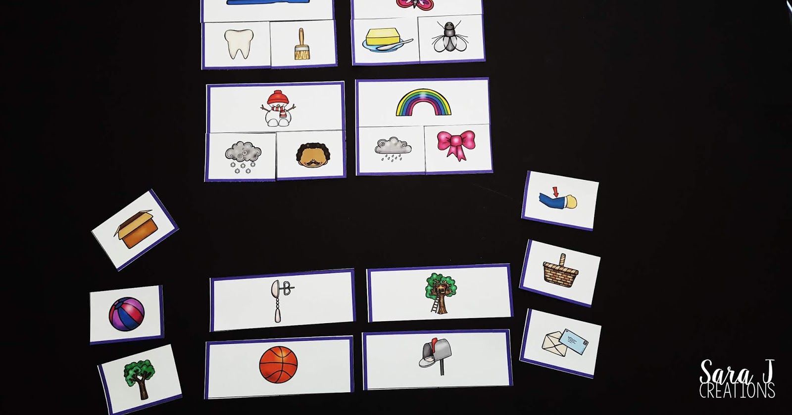 FREE Printable Compound Word Puzzles | Sara J Creations