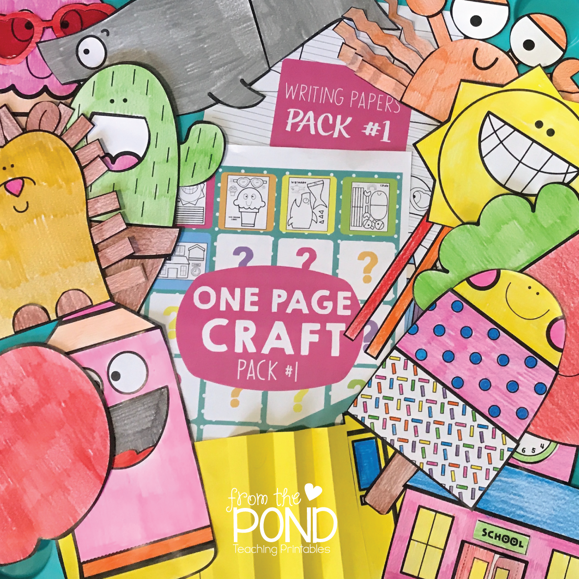 Strawberry Paper Kids Craft Free Download | From the Pond