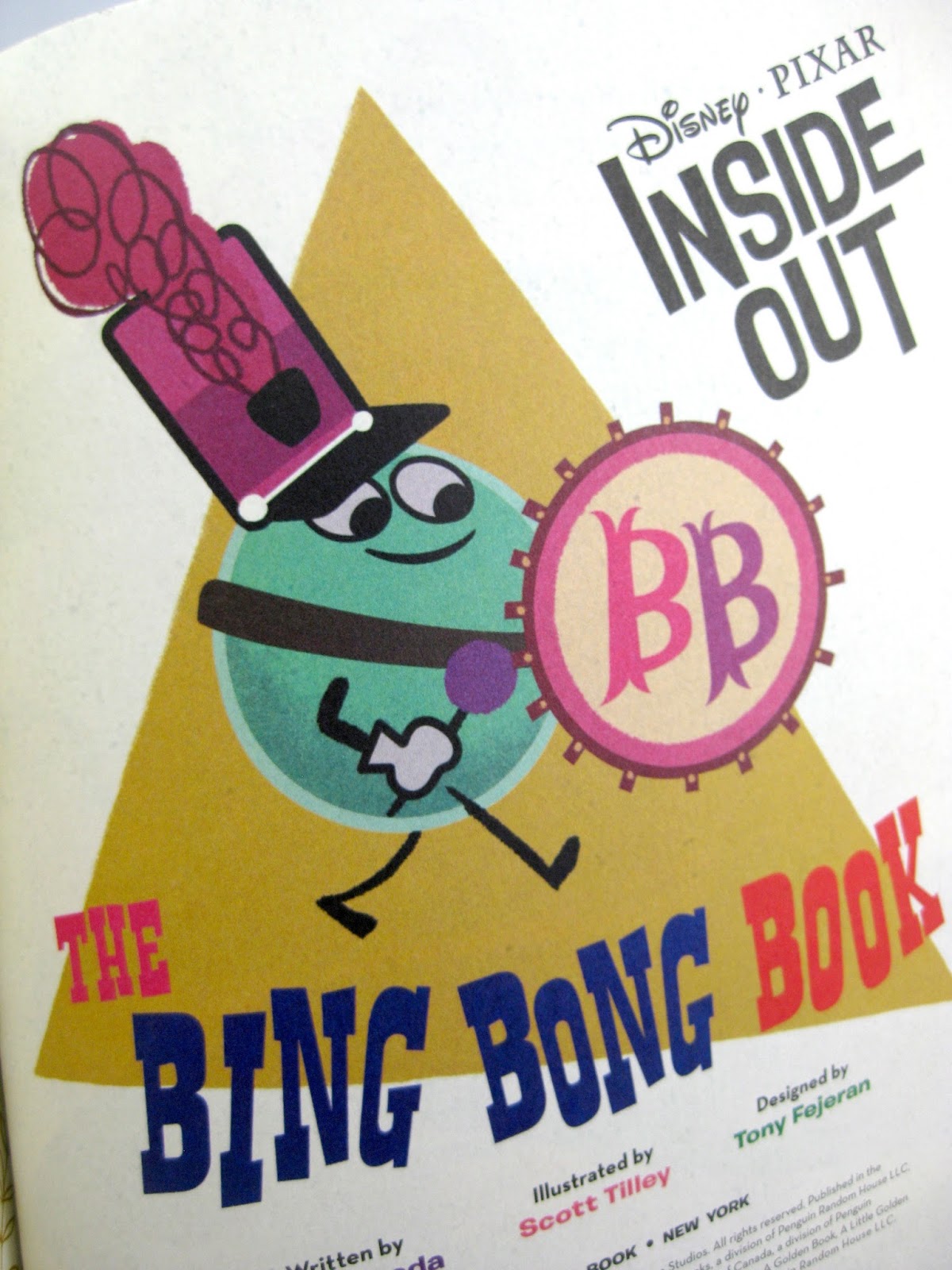 Dan the Pixar Fan: Inside Out: The Bing Bong Book (A Little Golden Book)