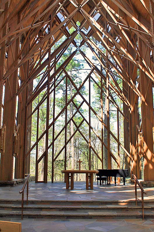 JOYFUL REFLECTIONS: Anthony Chapel at Garvin Woodland Gardens, Arkansas