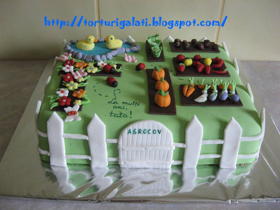 -Cellya's Cakes-: Tort gradina cu legume