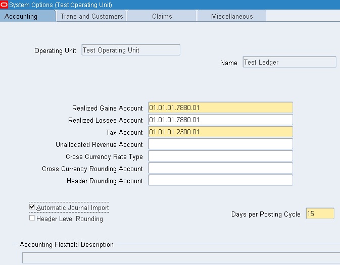 Receivables Setups in R12 | Oracle Techno & Functional