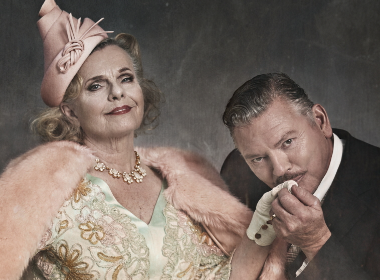 Besök av en gammal dam i april