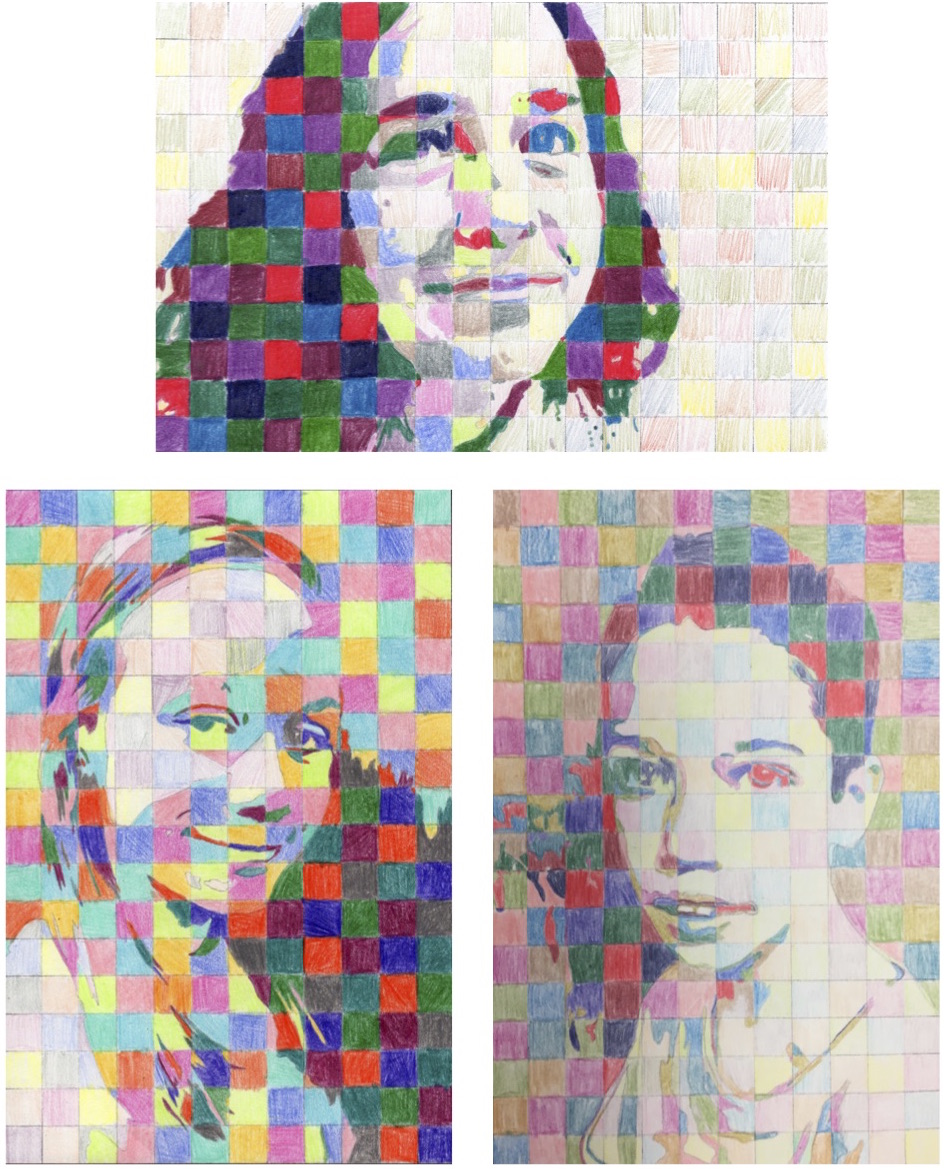 The Rolling Artroom: Chuck Close Inspired Portraits (7-12 Grade)