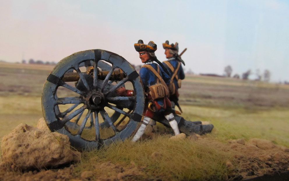 Scheck´s Zinnsoldatenkriege: Salve d' honneur pour 2012 - french gun salute