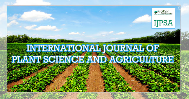 Agricultural science research journal - IJPSA - SciDoc Publishers