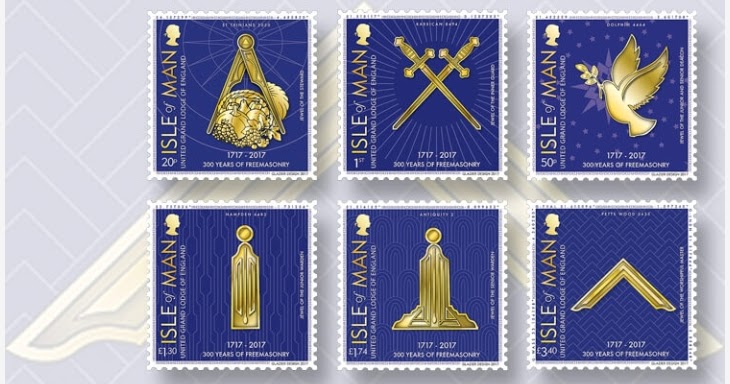 Freemasons For Dummies: Isle of Man Issues Freemason Postage Stamps
