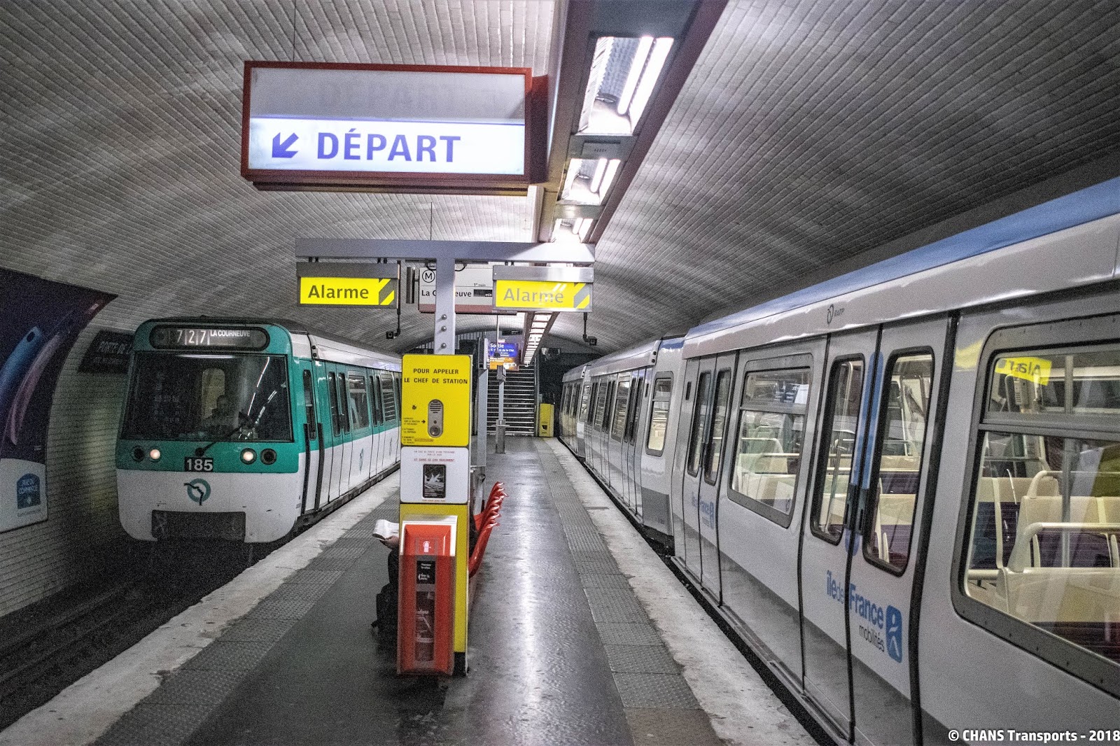 [RATP] Mise en service du premier MF77 rénové (166) aux couleurs d'Île ...