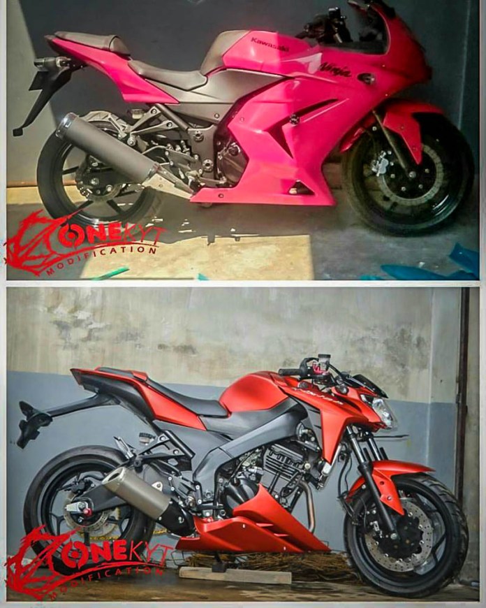 Modif Keren... Yamaha vixion bermesin 250cc.sumpah gagah sob