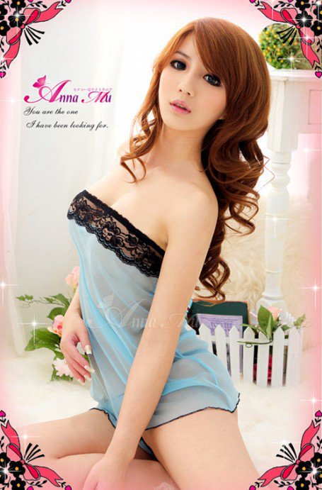 Lingerie New Collection: Blue Anna Mu