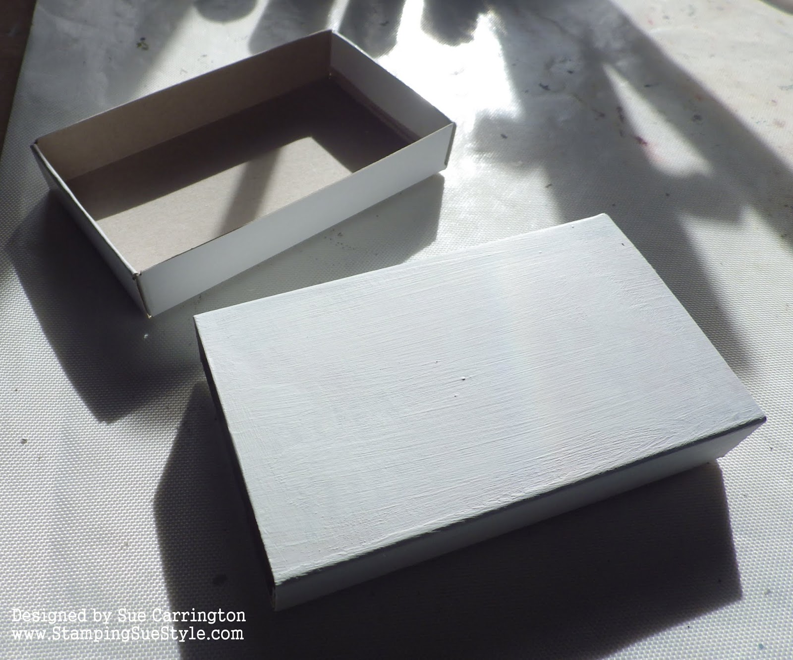 Stamps and Stencils : Autumnal Match Box