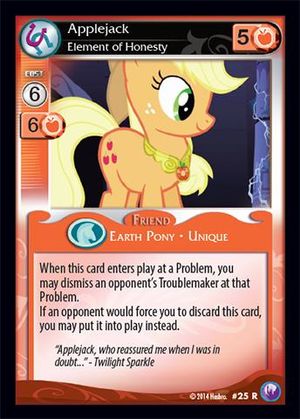 MLP Applejack, Element Of Honesty CCG Cards | MLP Merch