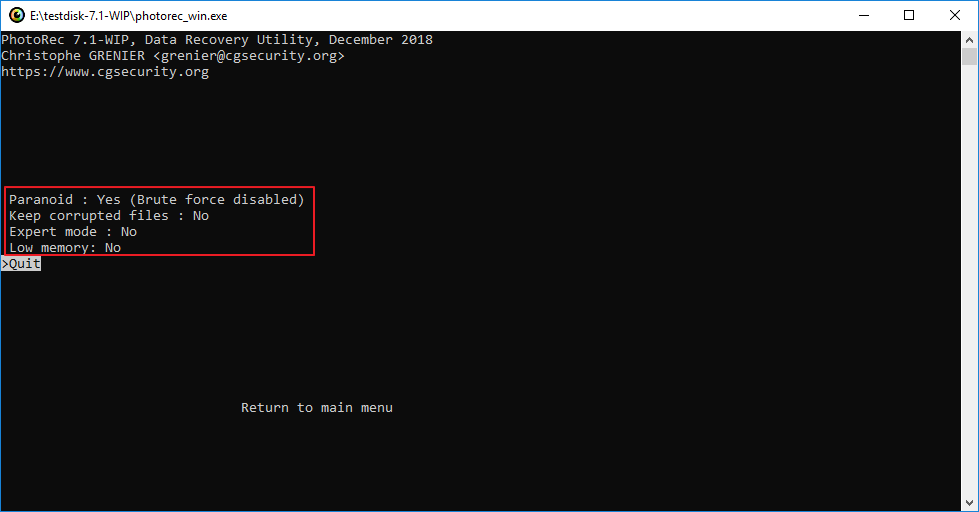 PhotoRec: Восстановление удаленных файлов - BootDev
