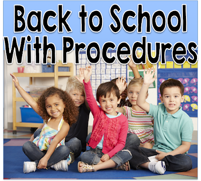 Back to School With Procedures | Time 4 Kindergarten