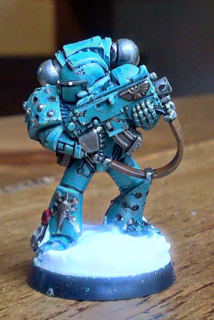 Grudgingly Read: Tutorial; Cheap, easy snow for Warhammer bases Part 2