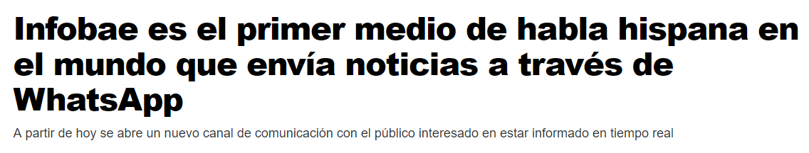 Señales: InfoSiberia felicita a Infobae