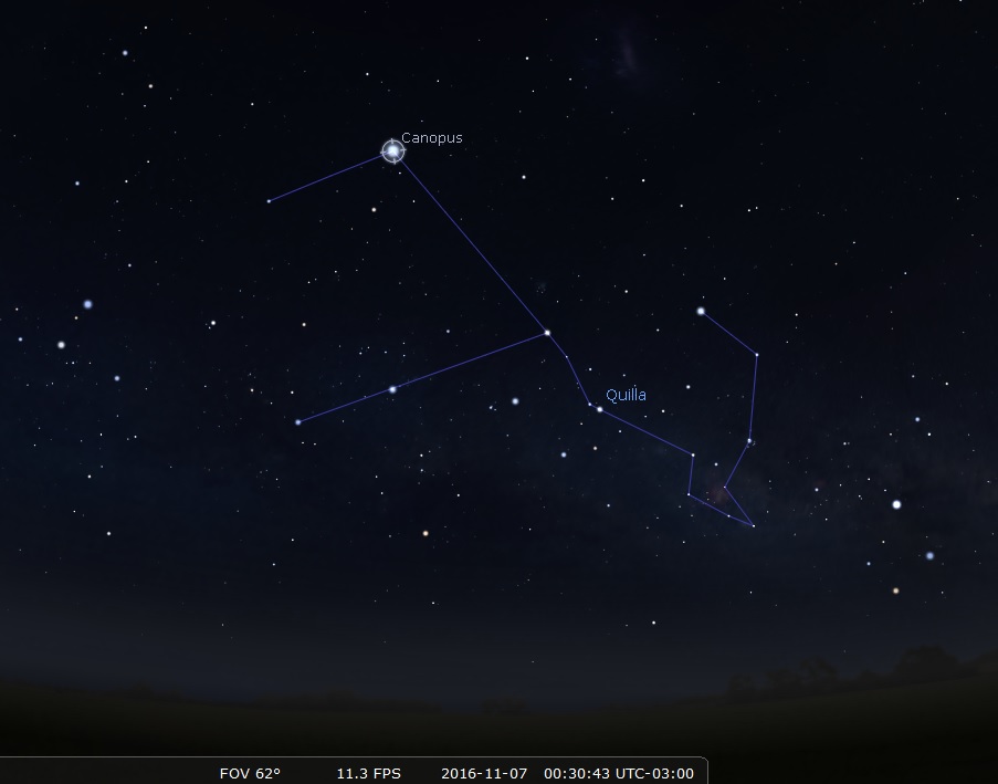 Acercar las estrellas: Canopus, la segunda estrella más brillante.