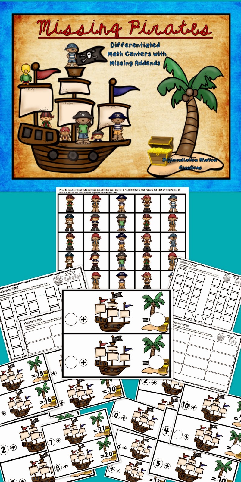 Differentiation Station Creations: Talk Like A Pirate Day + Freebie!