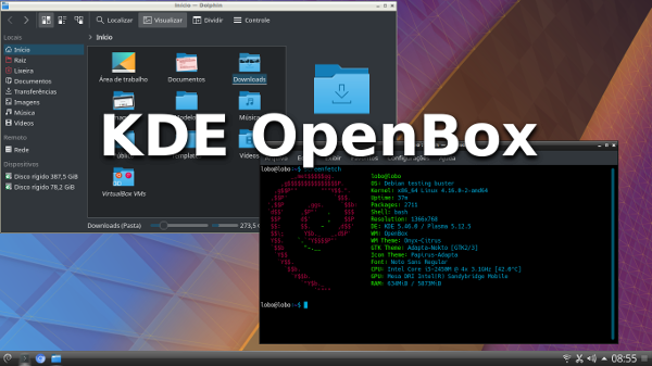KDE OpenBox para Debian, Ubuntu e derivados