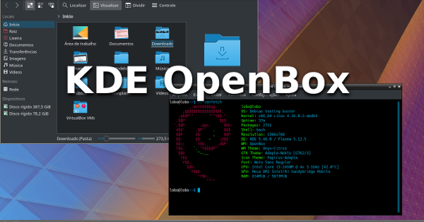 KDE OpenBox para Debian, Ubuntu e derivados