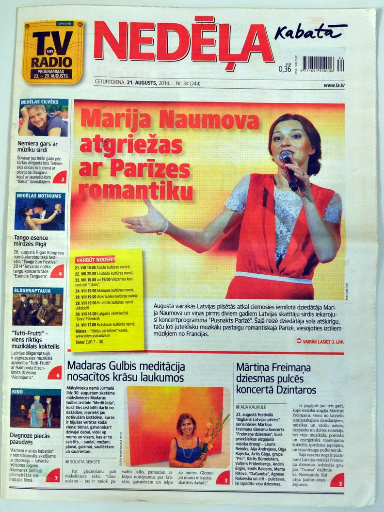 XPLORADIO: Łotwa - tygodniki telewizyjne