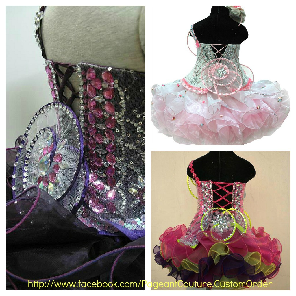 PAGEANT CUPCAKE DRESS from PAGEANT COUTURE: GLITZ PAGEANT DRESS - MADE ...