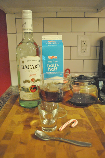 Style My Way: Cocktail Confessions -Spiked Candy Cane Iced Coffee