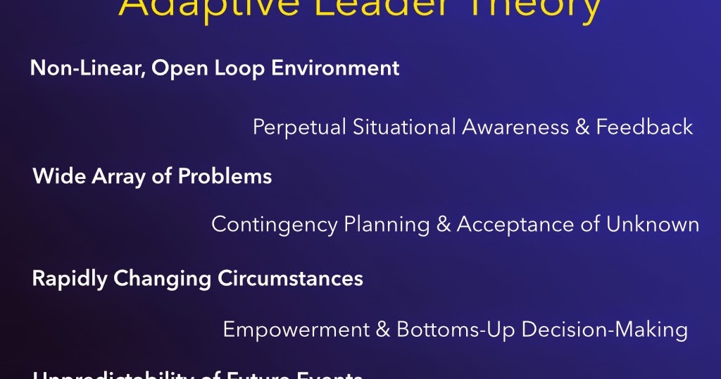 What it means to be Adaptive