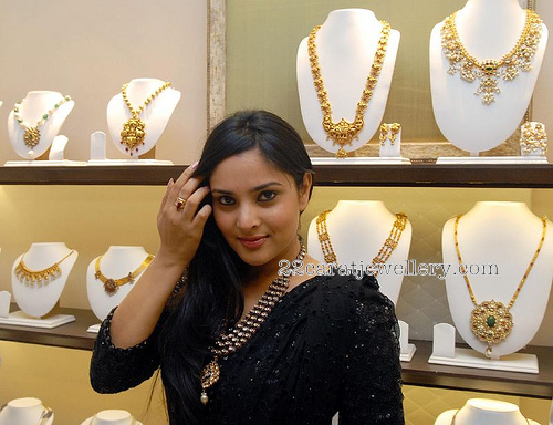 Ramya with Layers Kundan Long Chain - Jewellery Designs