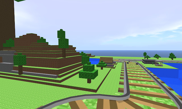 Echt Virtuell: Kleine Minecraft Hommage in Second Life