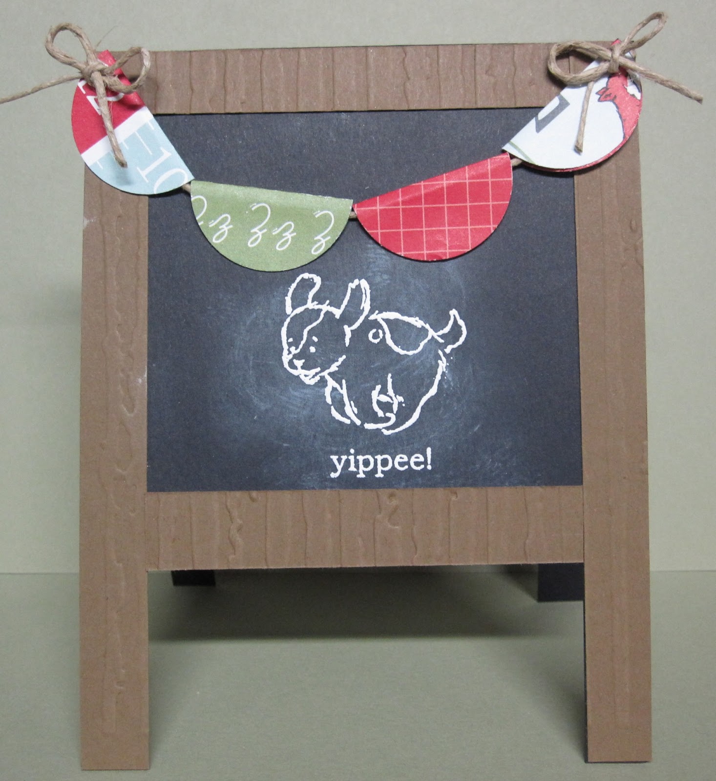 Krafting with Karen: Chalkboard Card