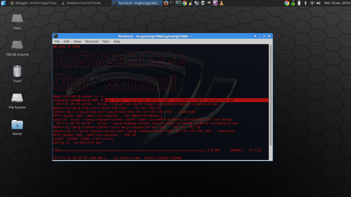 Cara Install Screenfetch di BackBox Linux