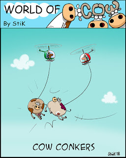 The Cartoonist known as StiK: Latest World of Cow cartoons