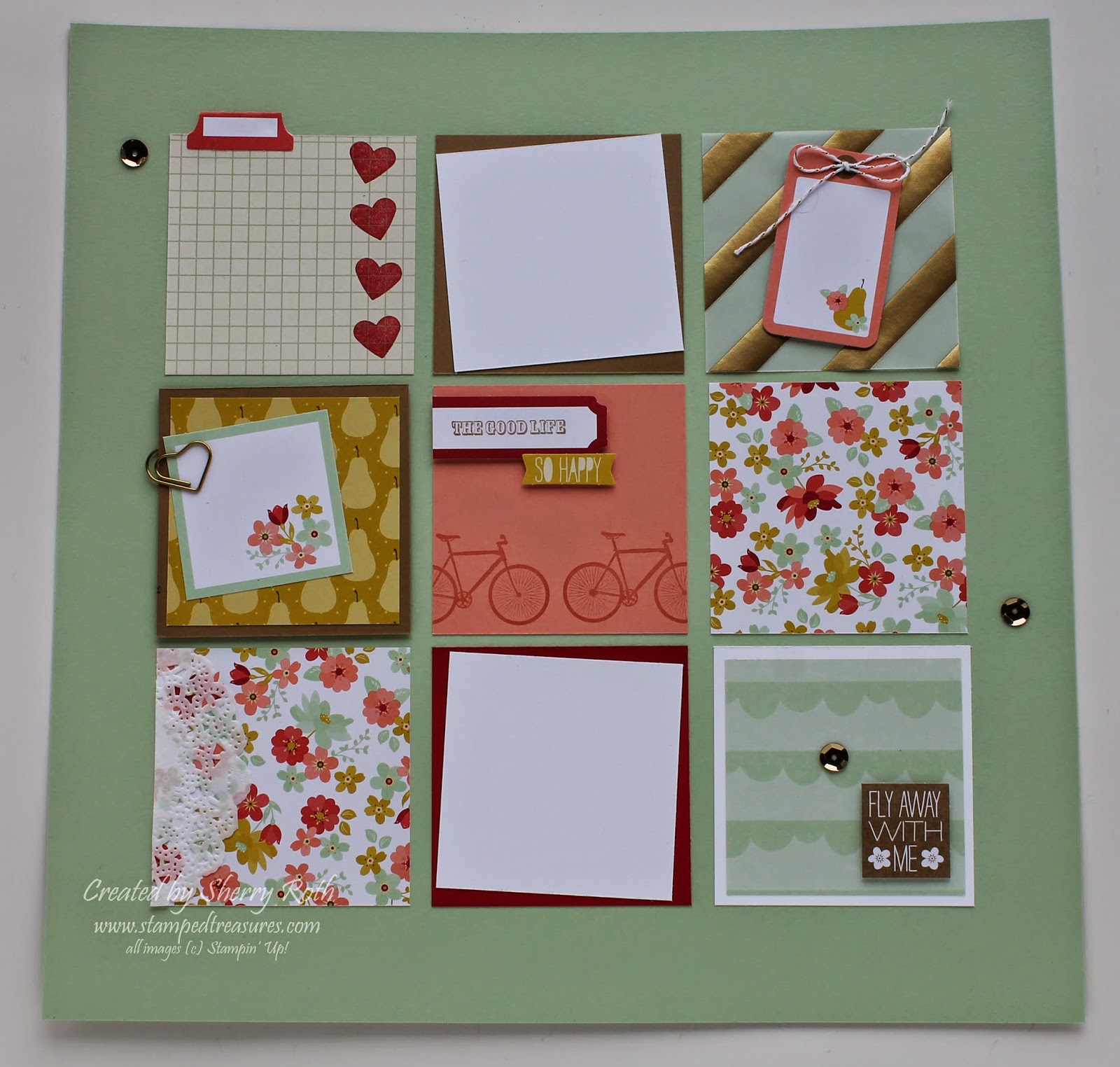 Mini Memories Kit by Stampin' Up! - Stamped Treasures, Sherry Roth ...