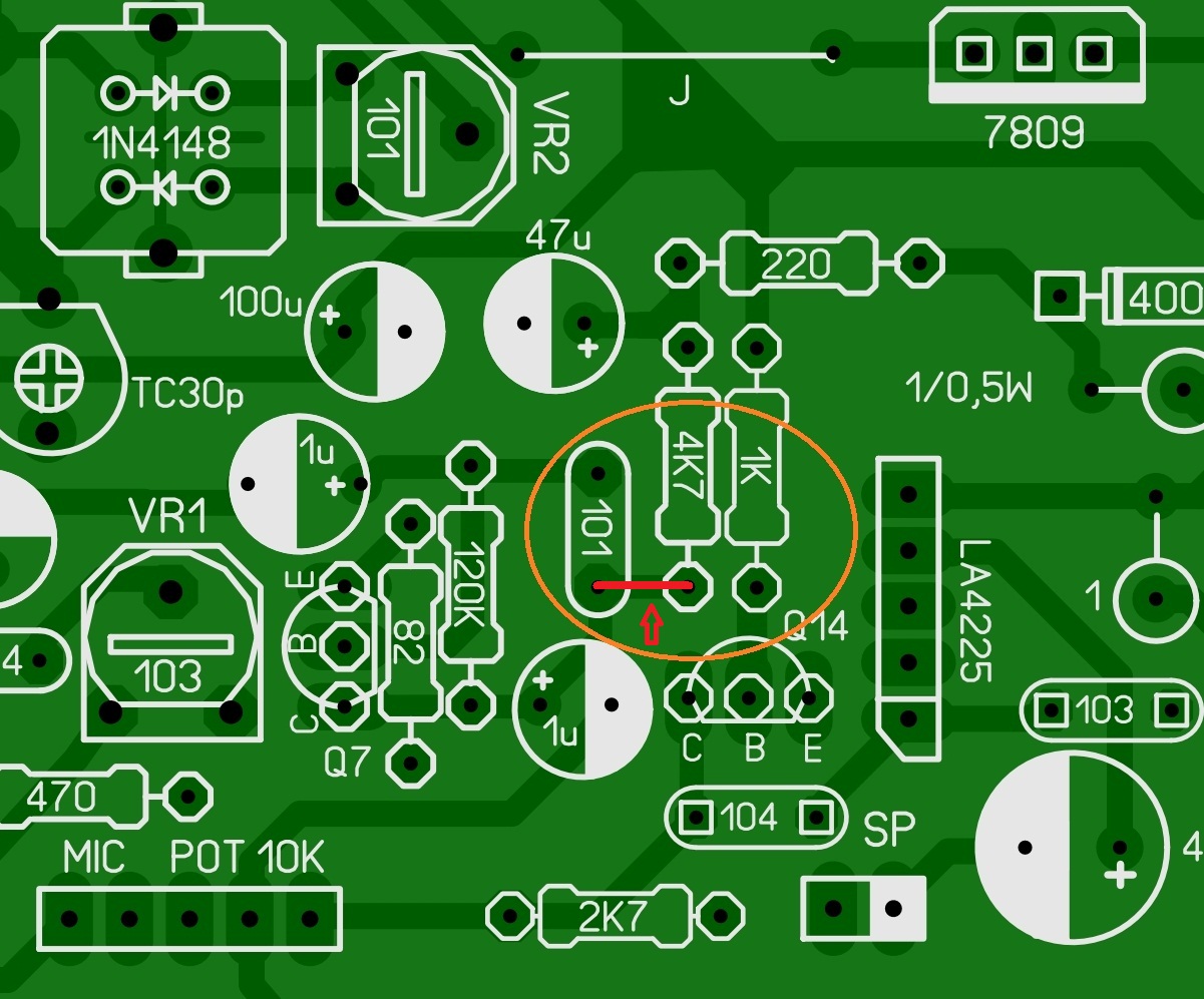 RALAT JALUR PCB PADA BIXEN HF-004A SSB TRANSCEIVER ~ YC3LVX