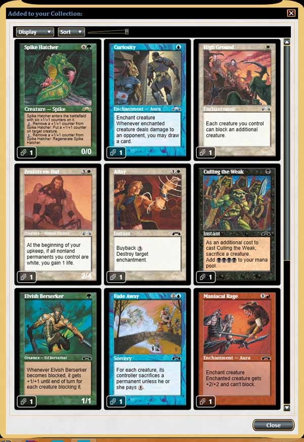 Magic the Gathering Adventures: More Exodus packs online (City of Traitors)