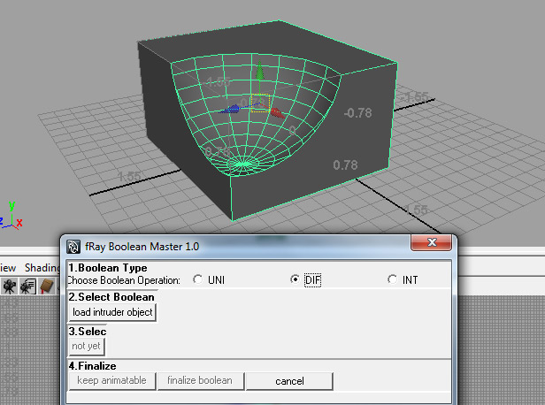 Maya Zest Animatable Boolean Operations In Maya
