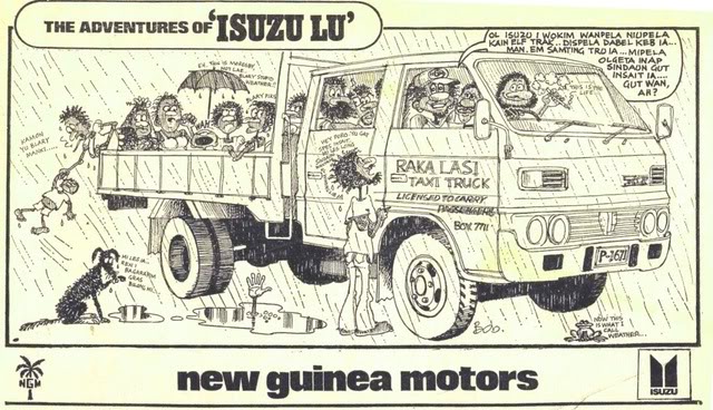 The Bougainville Copper Project: Can a truck inspire you? Meet Isuzu Lu