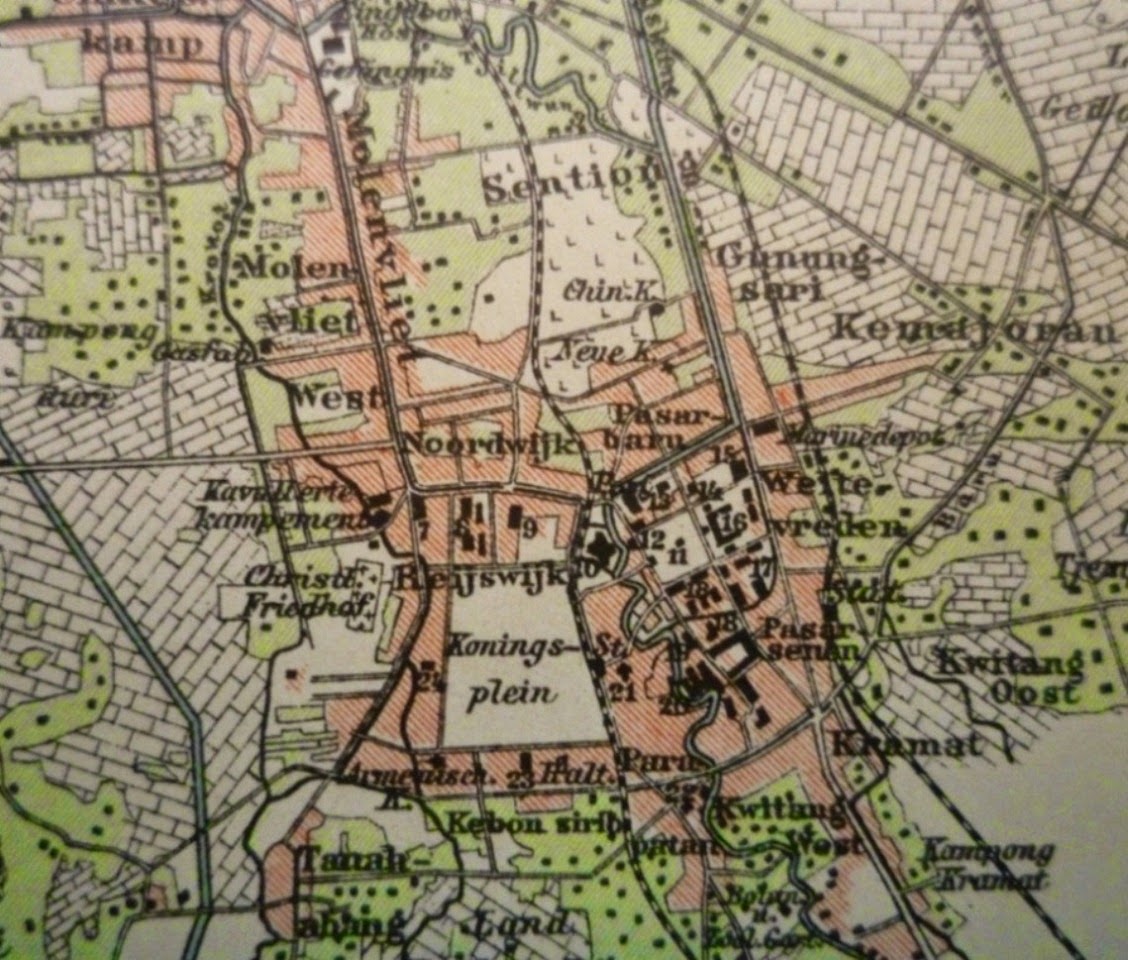 Koleksi Tempo Doeloe: Peta Kota Jakarta di jaman penjajahan Belanda ...