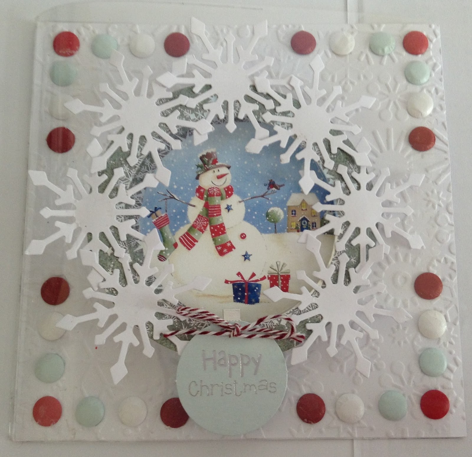 The things I love : Acetate Christmas Card