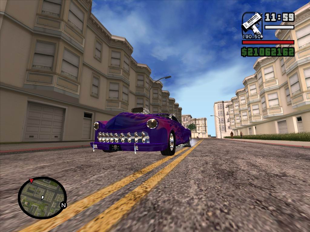 GTA SA CARS: Carson Thunder Custom in Game (test)