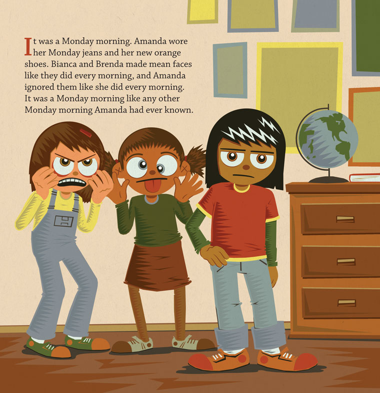 Andysaurus Comics: Amanda and the Monster