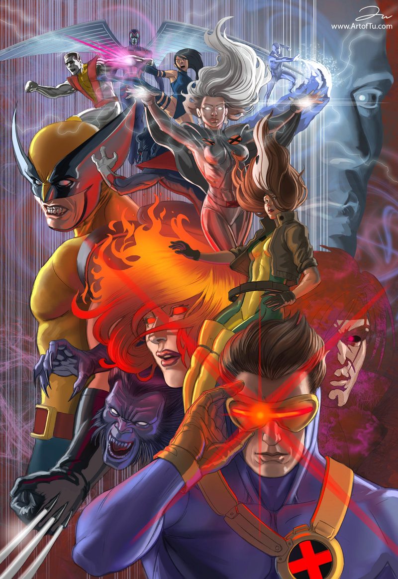 Rebel Rogue: Cool Rogue/Gambit Art!