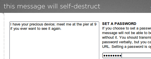 5 Online Tools to Send Secure Self-Destructing Messages ~ ShareNonStop
