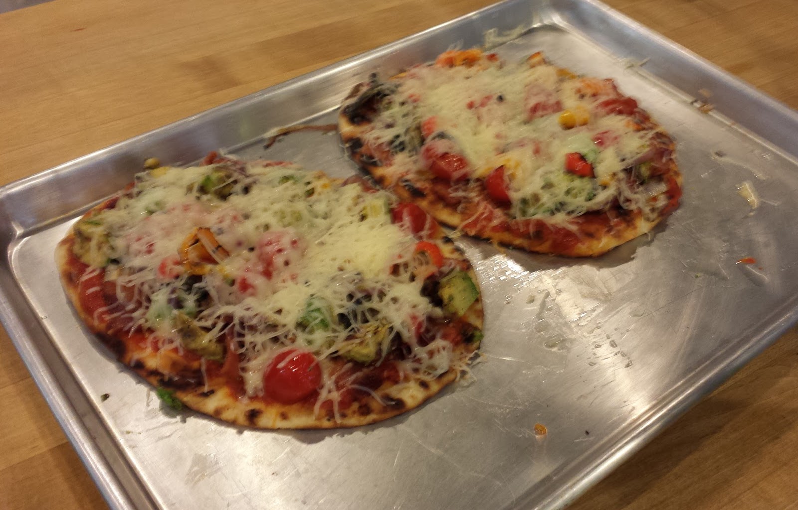 Kate's Kitchen: Grilled Guacamole Naan Bread Pizza