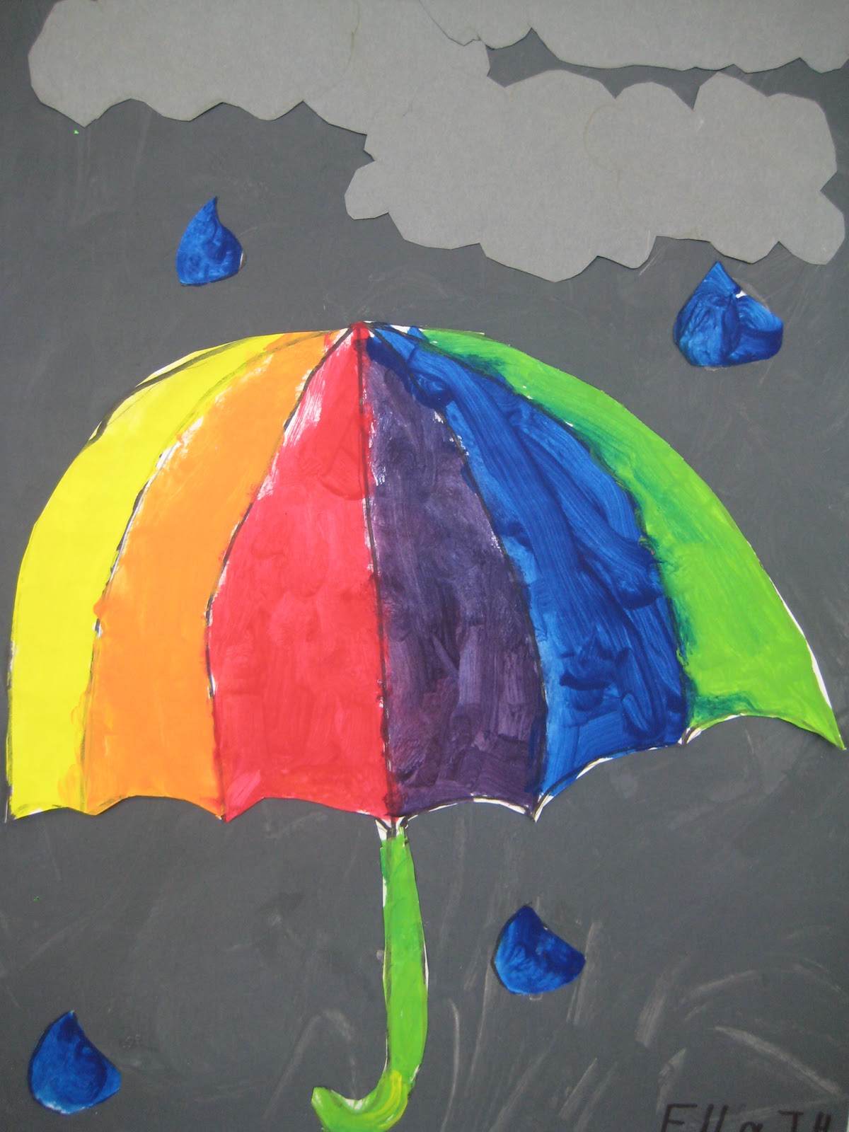 Art Room With A View Colour Wheel Umbrellas