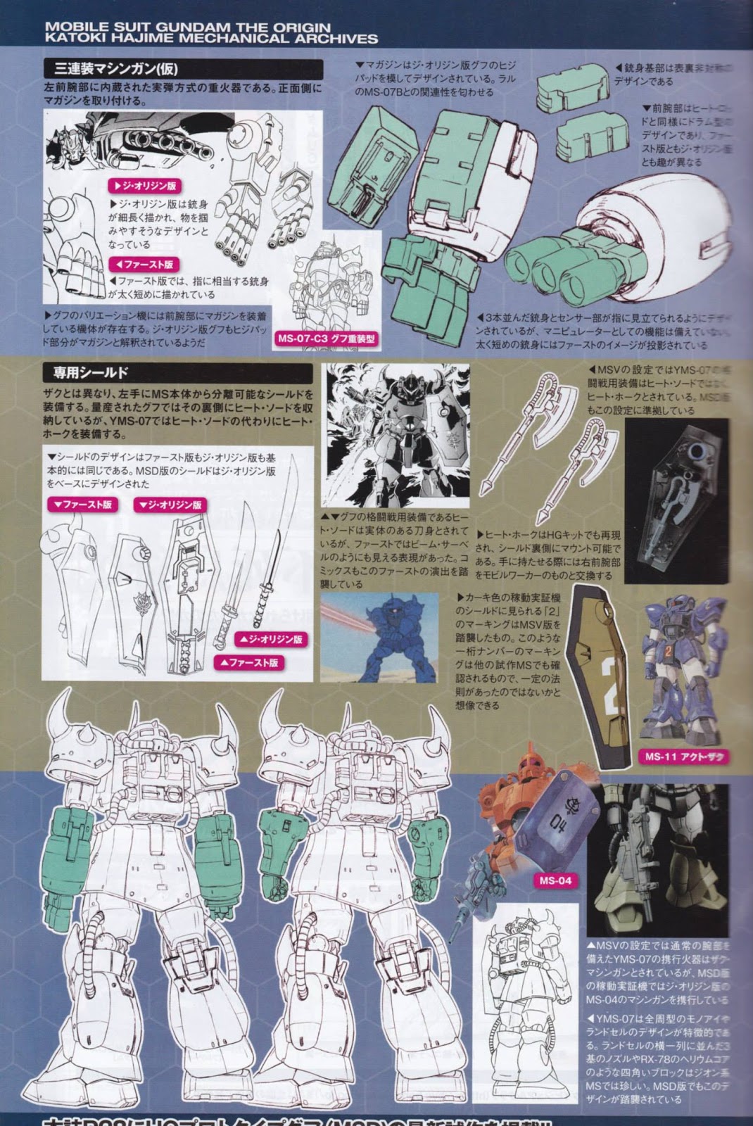 GUNDAM GUY: Mobile Suit Gundam The Origin - Katoki Hajime Mechanical ...