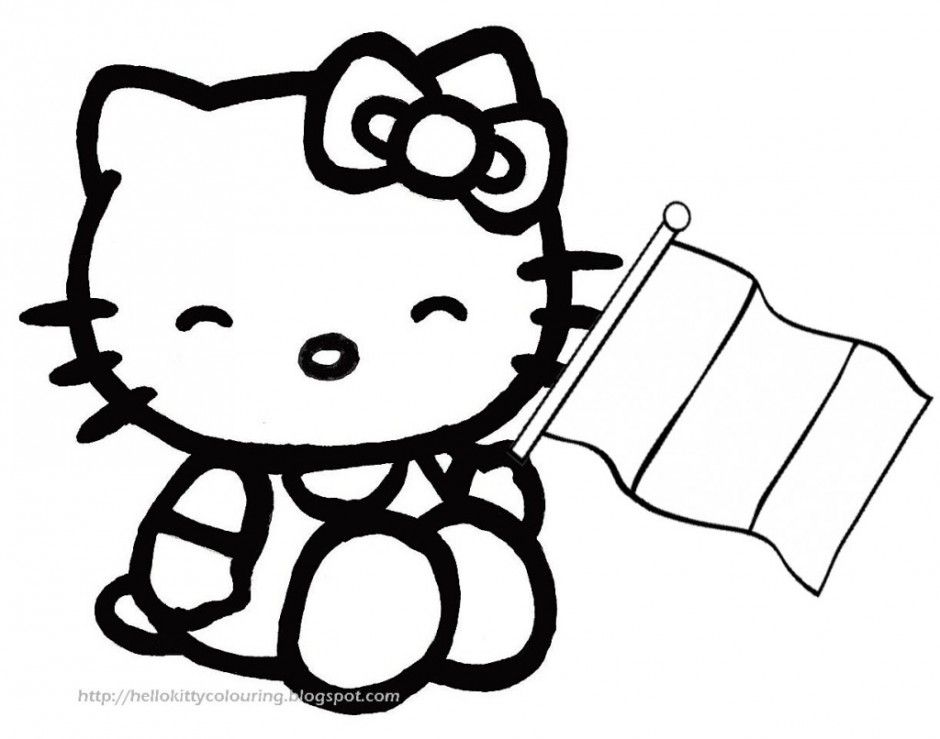 Kids Page: - Cute For Girls Print Hello Kitty Ted Coloring Pages