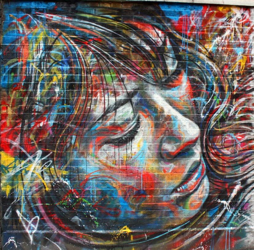 Walking on the moon: Street art - David Walker